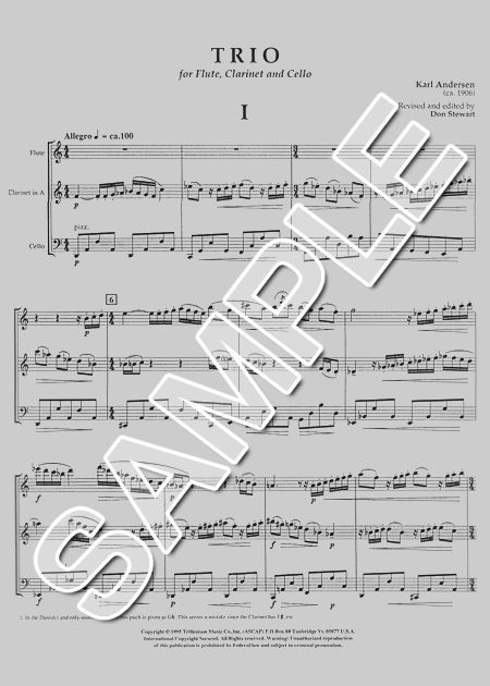 ムラマツフルート｜TRIO (ED.STEWART): 楽譜