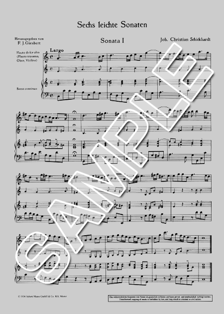 ムラマツフルート｜TRIO F-DUR (3A): 楽譜