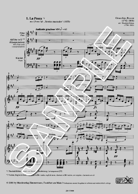 ムラマツフルート｜DIE BEARBEITUNGEN MIT ALTFLOTE (ARR.BOEHM): 楽譜
