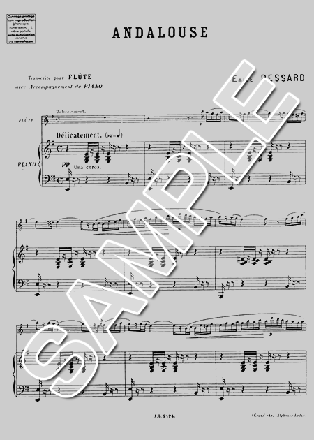 ムラマツフルート｜ANDALOUSE OP.20: 楽譜