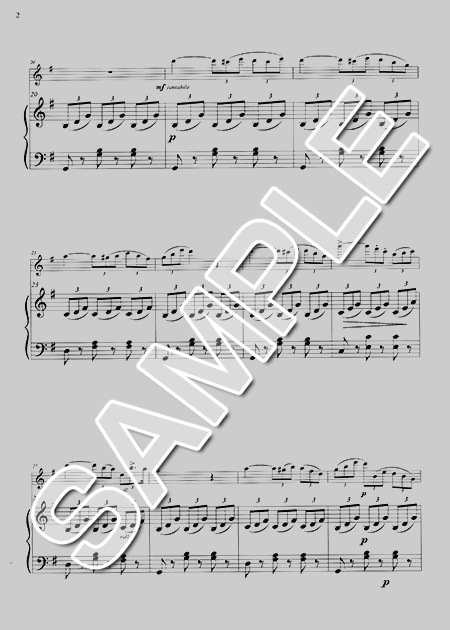 ムラマツフルート｜CANTO GRECO, VARIATO: 楽譜