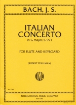 ムラマツフルート｜ITALIAN CONCERTO,BWV 971 (ED.STALMAN): 楽譜
