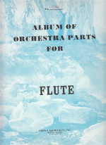 ムラマツフルート｜ALBUM OF ORCHESTRA PARTS FOR FLUTE: 楽譜