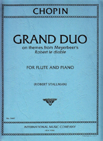 ムラマツフルート｜GRAND DUO ON ”ROBERT LE DIABLE” BY MEYERBEER (ED.STALLMAN): 楽譜